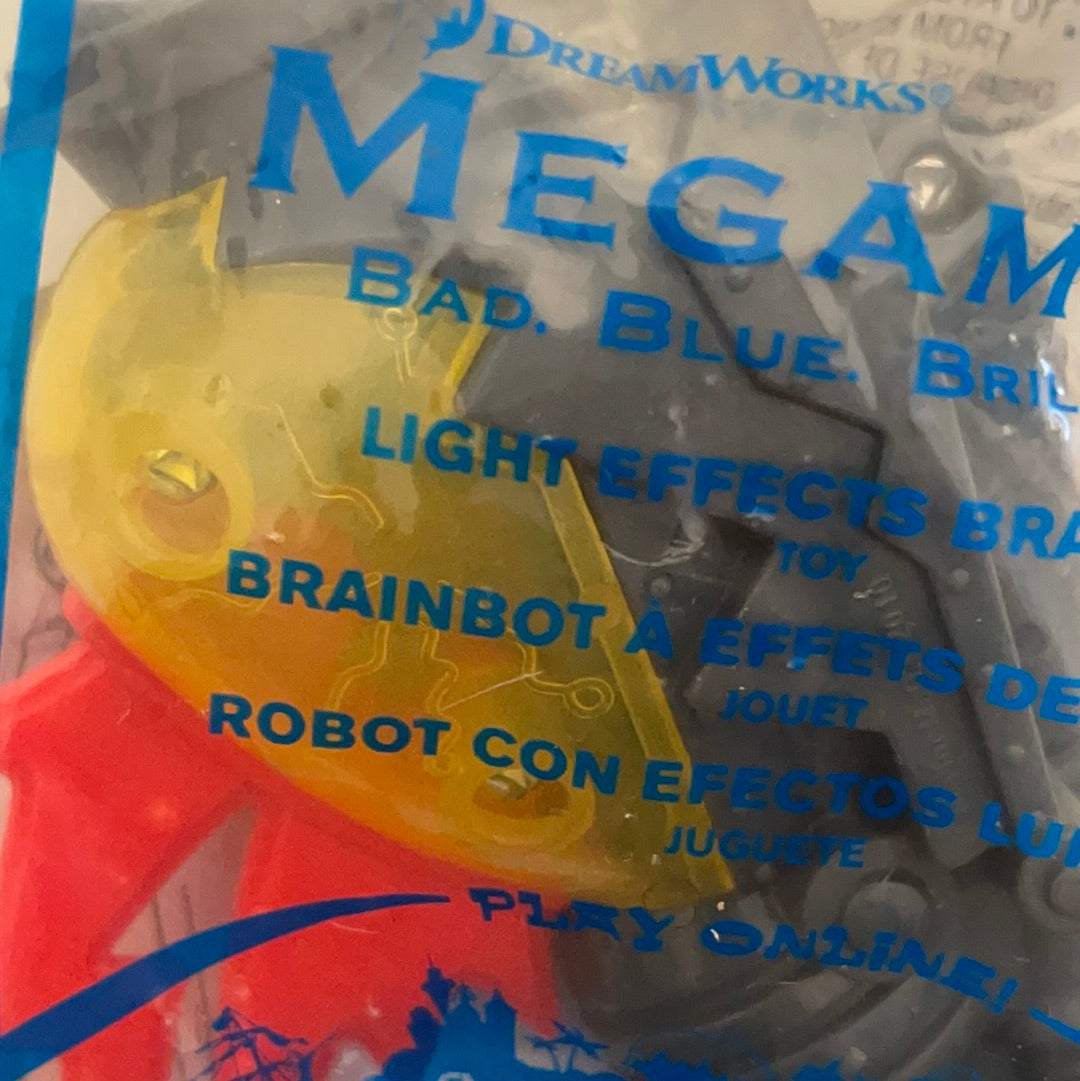 McDonald's 2010 Dreamworks Megamind Light Effects Brainbot Toy #6 ...